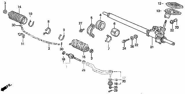 Power Steering Rack Exploded view diagram? - Honda-Tech
