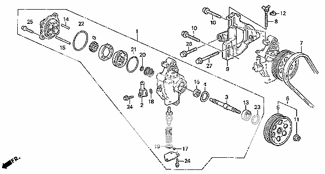 Power Steering Rack Exploded view diagram? - Honda-Tech