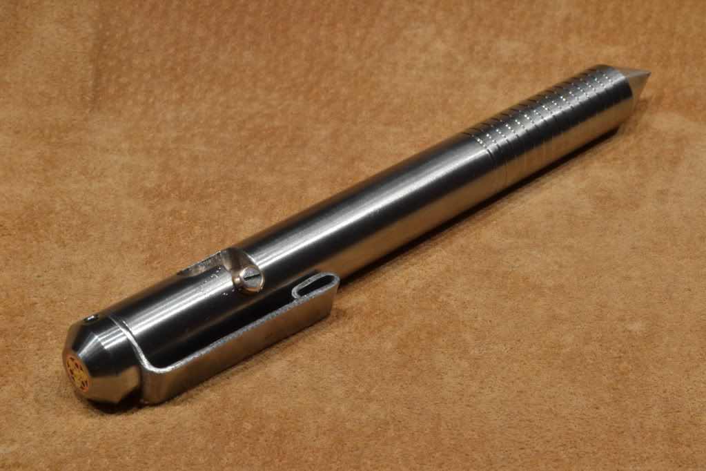 Titanium and Brass Tactical Pen (pic heavy)